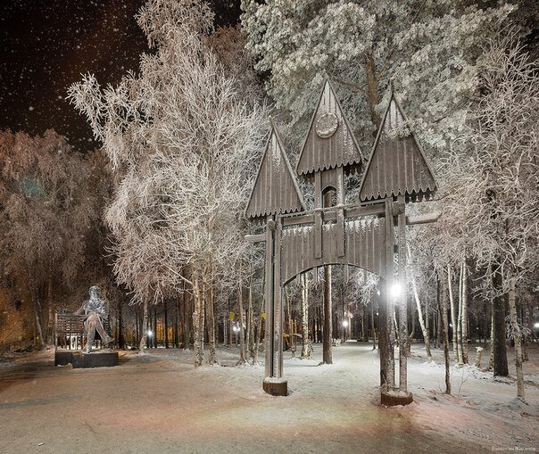 Kültür ve eğlence parkları Парк имени Александра Сергеевича Пушкина, Apatity, foto