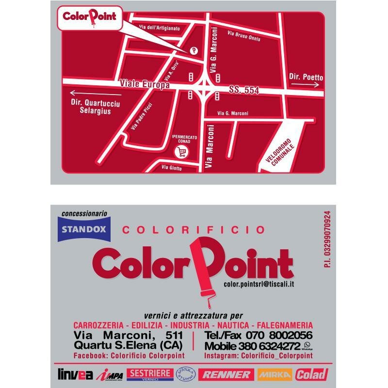 Boya ekipmanları Colorificio Color Point, Sardunya, foto