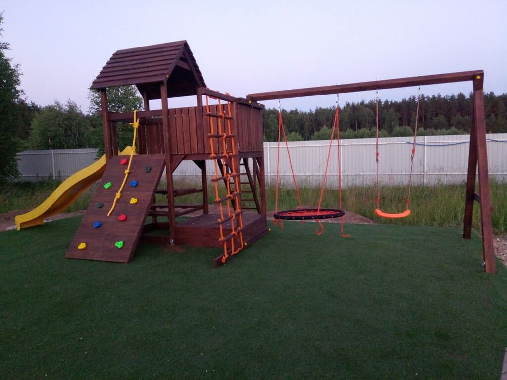 Çocuk oyun ekipmanları Derevyanny gorodok, Moskova ve Moskovskaya oblastı, foto