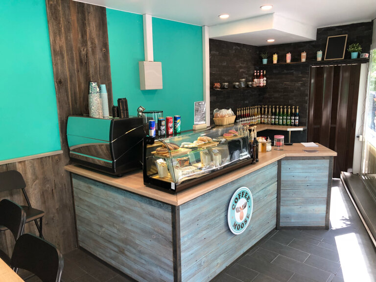 Kahve dükkanları Coffee Moose, Vidnoye, foto