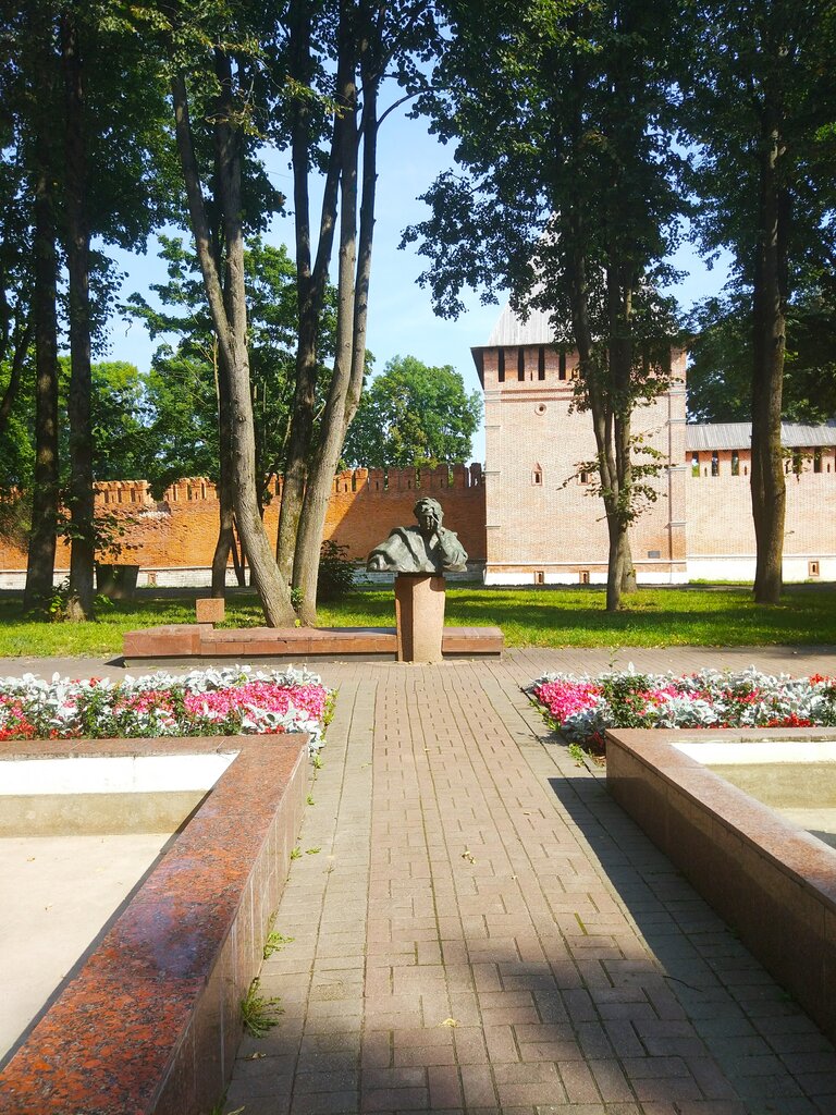 Anıt, heykel А.С. Пушкин, Smolensk, foto