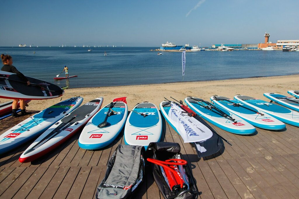 Kürek sörfü Sup прогулки, Zvenigorod, foto