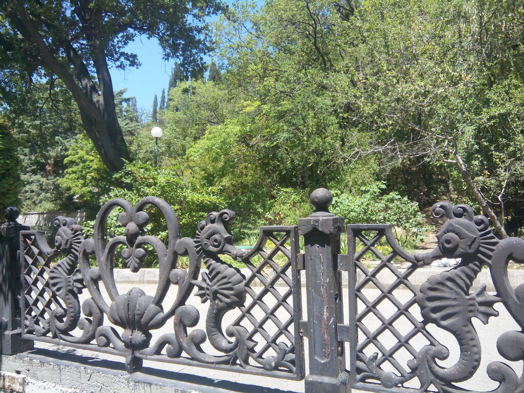 Turistik yerler Решётка моста, Kırım Cumhuriyeti, foto