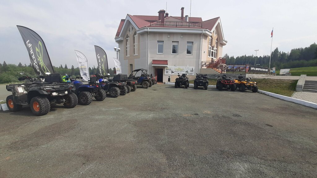 Kiralama noktası Прокат квадроциклов и снегоходов, Sverdlovskaya oblastı, foto