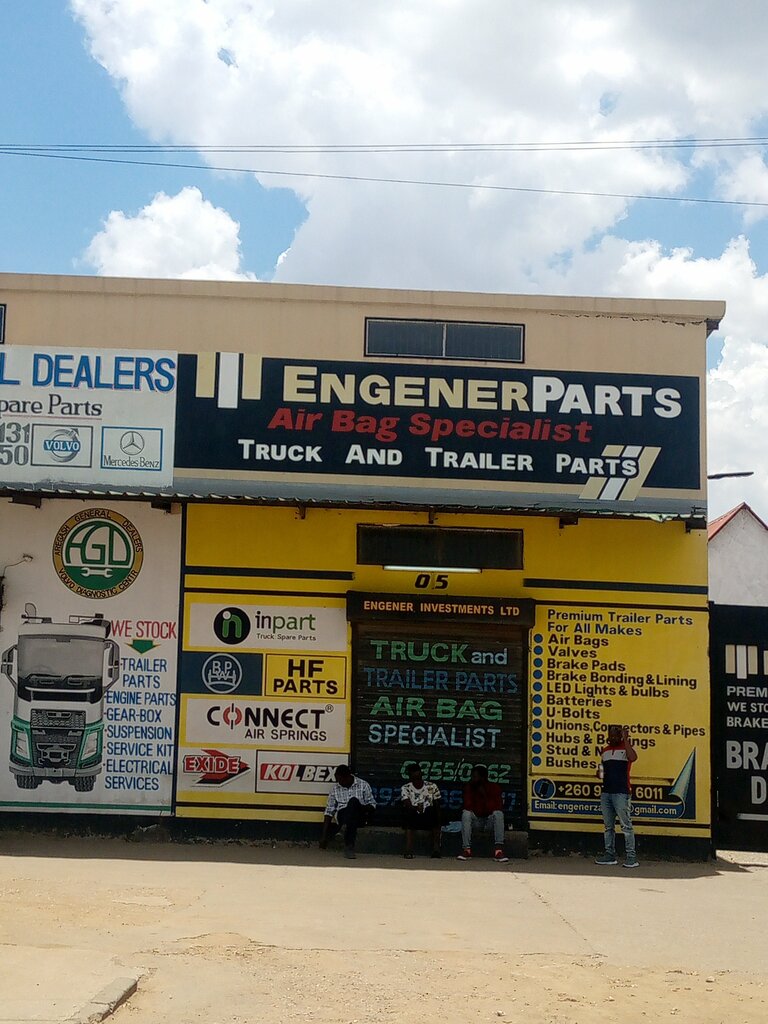 Otomobil yedek parçaları Engener parts, Lusaka, foto