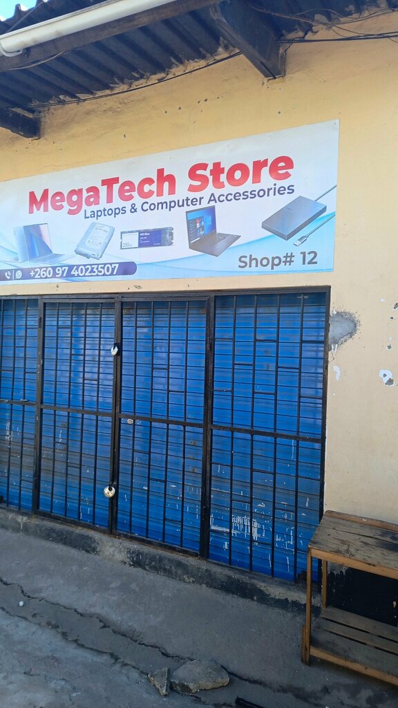 Bilgisayar mağazaları Megatech store, Lusaka, foto