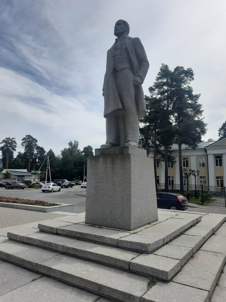 Anıt, heykel В.И. Ленин, Vsevolgsk, foto