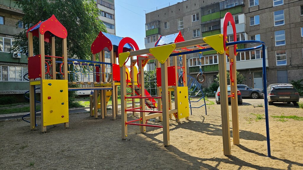 Kültür ve eğlence parkları Сиреневый сквер, Magnitogorsk, foto