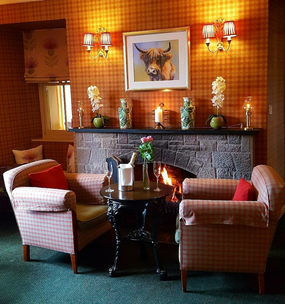 Otel The Wheatsheaf at Swinton, İskoçya, foto