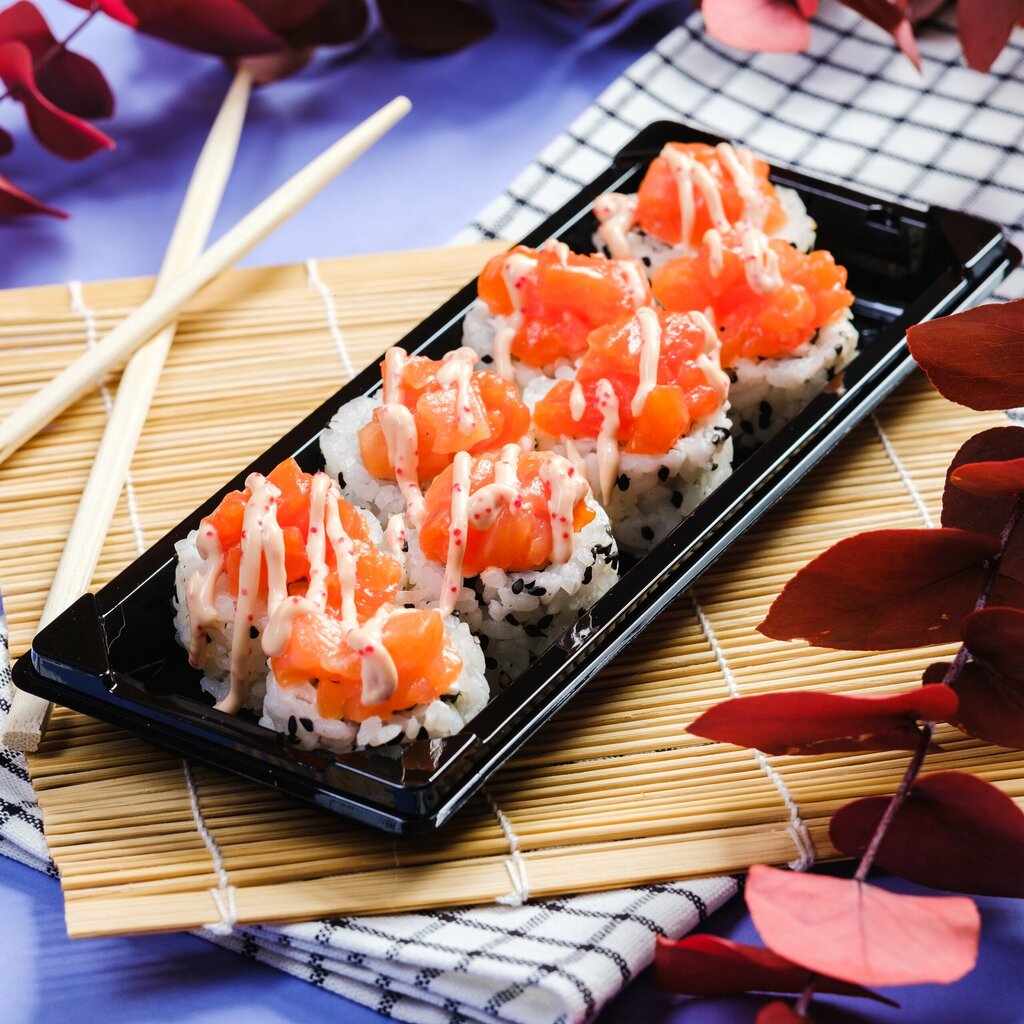 Suşi restoranı Sushi-Market, Omskaya oblastı, foto
