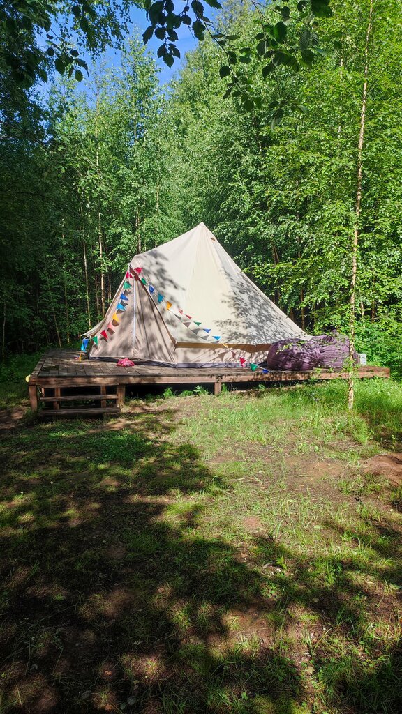 Kamp alanları Глэмпинг Boho Camp, Saint‑Petersburg ve Leningradskaya oblastı, foto