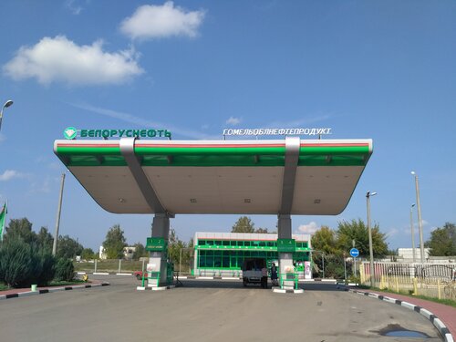 Benzin istasyonu Belorusneft, Rogachev, foto