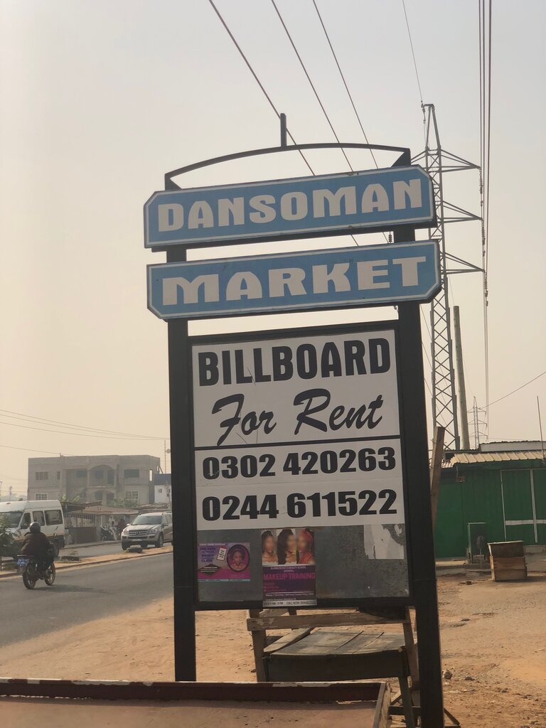 Gıda pazarı Dansoman Market, Akra, foto