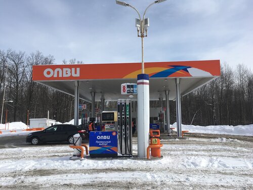 Benzin istasyonu Olvi, Samara, foto
