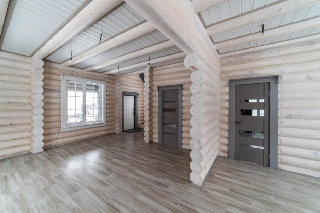 Yazlık ev inşaatı 100srubov, Moskova ve Moskovskaya oblastı, foto