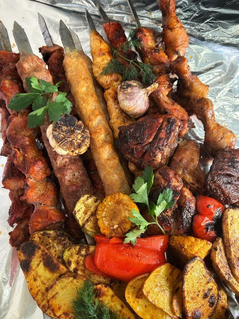 Hazır yemek teslim servisleri Шашлык, İrkutskaya oblastı, foto