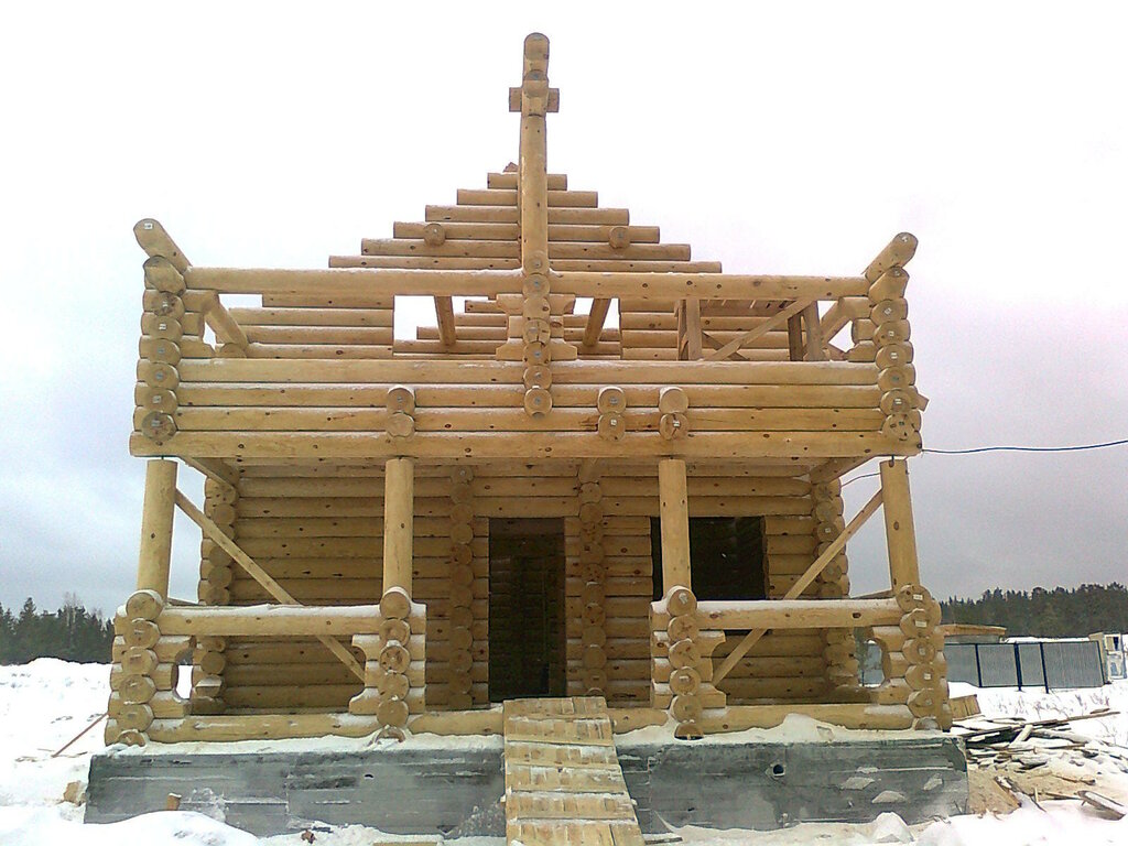 Yazlık ev inşaatı Kurgan Les, Kurgan, foto