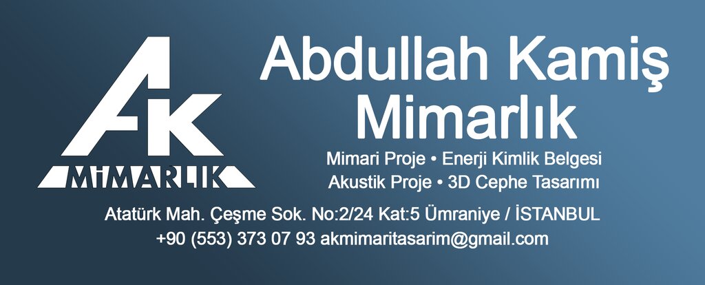 Mimari proje firmaları Abdullah Kamiş Mimarlık, İstanbul, foto