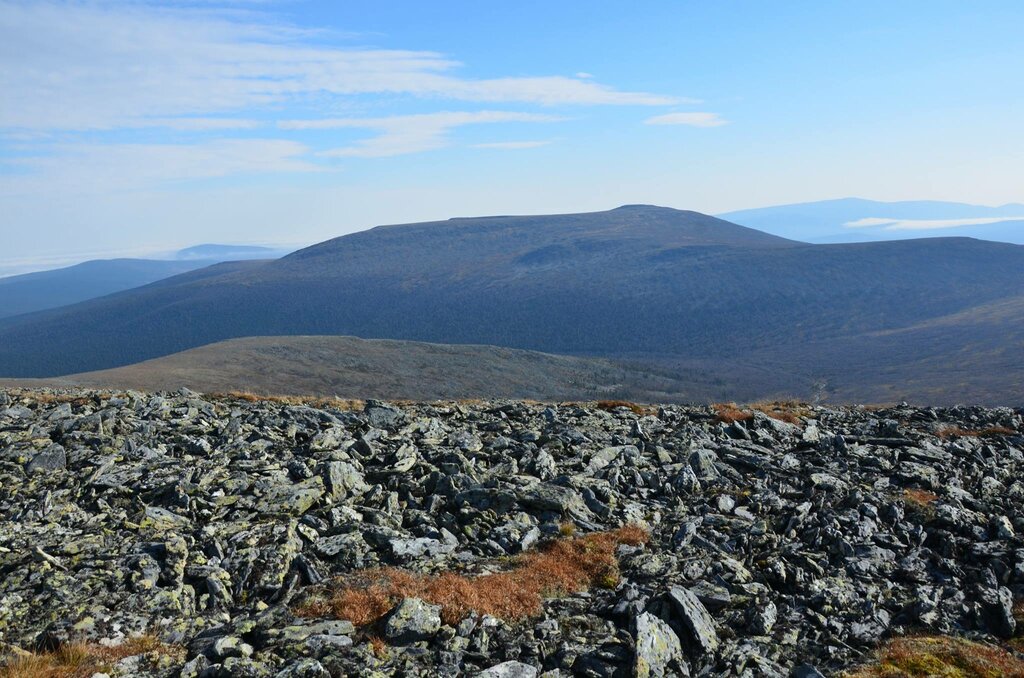 Dağ zirvesi Гора Саклаимсори-Чахль, Permski krayı, foto