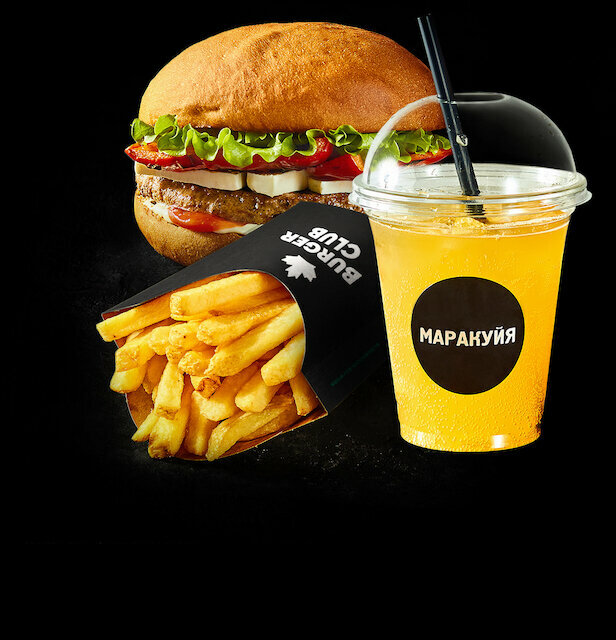 Fast food Burger Club, Lobnia, foto