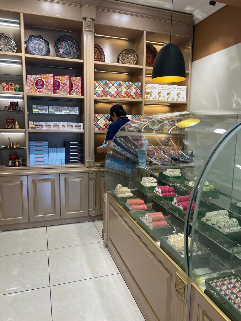 Pasta, şekerleme ve tatlı Avvali Kokand halva, Kokand, foto