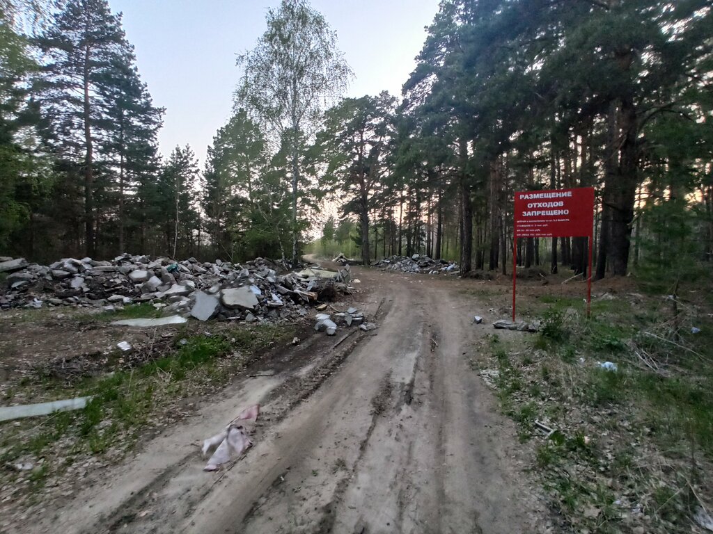 Atık depolama alanı Кетовский полигон ТБО, участок № 4, Kurganskaya oblastı, foto