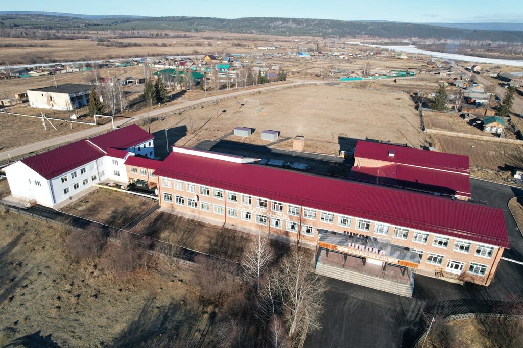 Ortaokul Rudovskaya Srednyaya Obshcheobrazovatel'naya shkola, İrkutskaya oblastı, foto