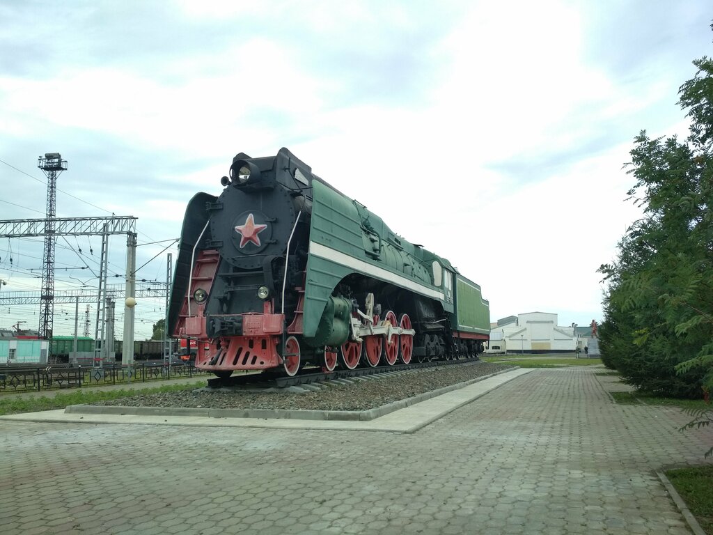 Teknoloji anıtı Паровоз П36-0192, Tayga, foto