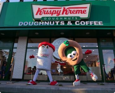 Kahve dükkanları Krispy Kreme, Dubai, foto