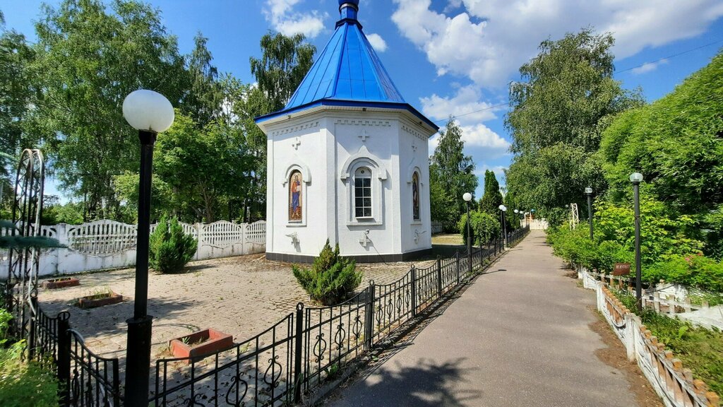 Şapel, haç anıtı Chapel of the Archangel Michael, İvanovo, foto