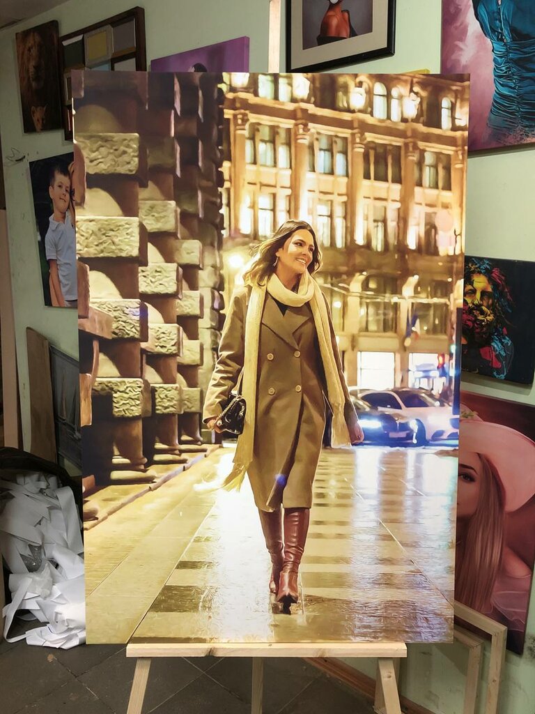 Hediyelik eşya mağazaları Portret-molbert, Moskova, foto
