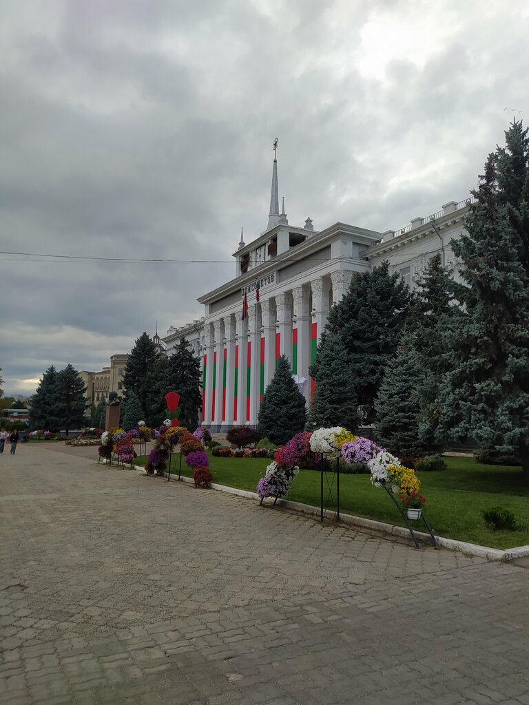 Anıt, heykel V.I. Lenin, Tiraspol, foto