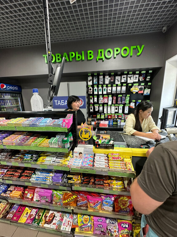 Benzin istasyonu Siber Petroleum, Altay Cumhuriyeti, foto