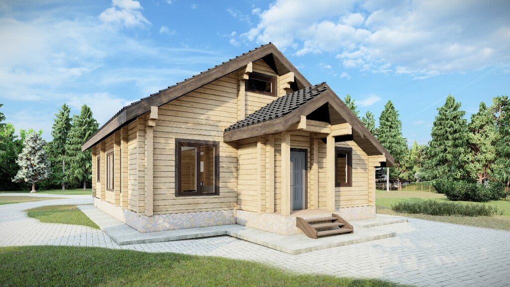 Yazlık ev inşaatı Технологии Дома, Novosibirskaya oblastı, foto