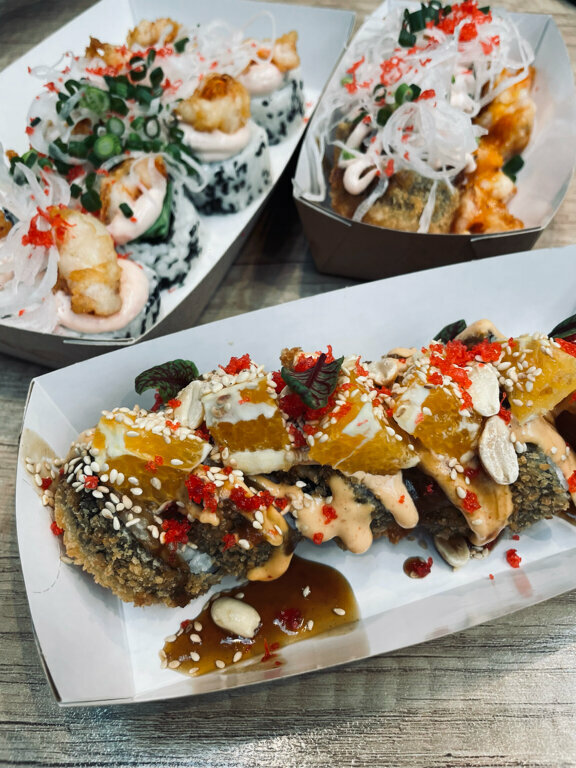 Suşi restoranı Sushi Booffet, Moskova, foto