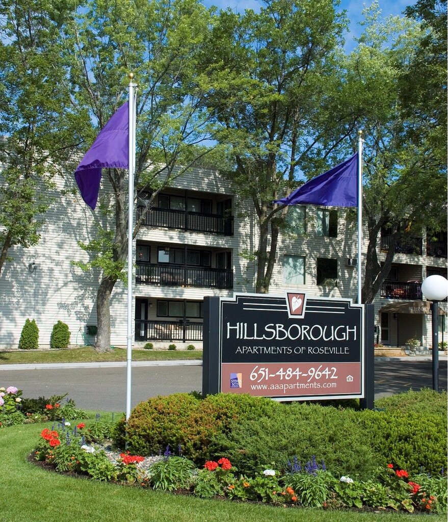 Emlak ofisi Hillsborough Apartments, Minnesota Eyaleti, foto