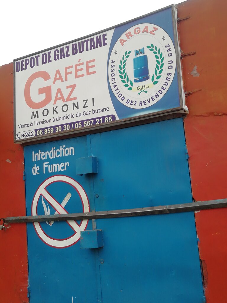 Tüp bayileri Cafée Gaz, Brazzaville, foto