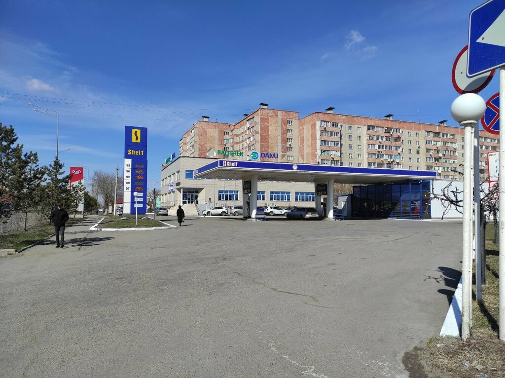 Benzin istasyonu Shelf, Petropavl (Petropavlovsk), foto