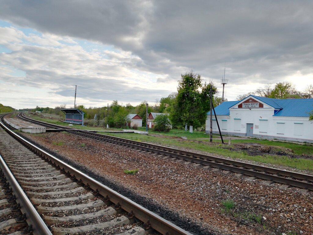 Yük istasyonu станция Грунин Воргол, Lipetskaya oblastı, foto