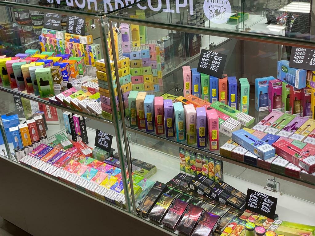 Tütün, sigara mağazaları Tobacco & Vape, Moskova, foto