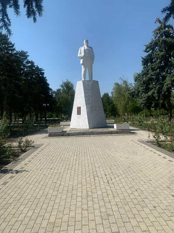 Anıt, heykel В.И. Ленин, Krasnodarski krayı, foto