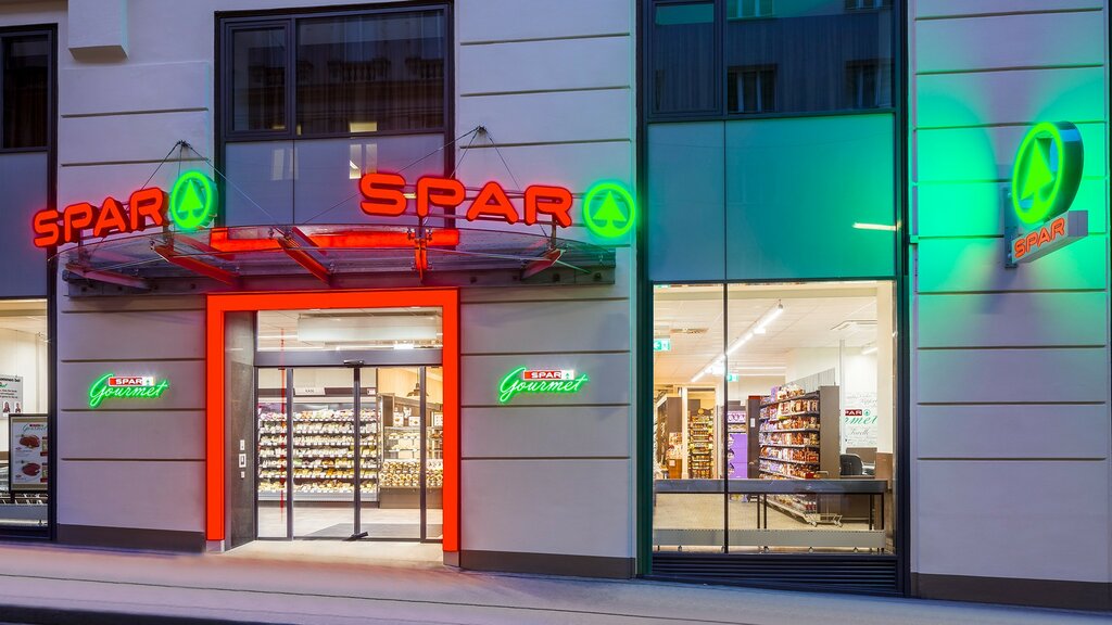 Süpermarket Spar Gourmet, Viyana, foto