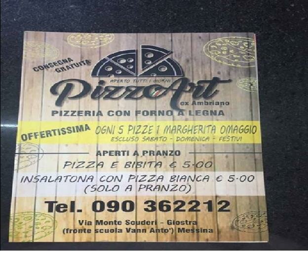 Pizzacılar Pizzart, Messina, foto