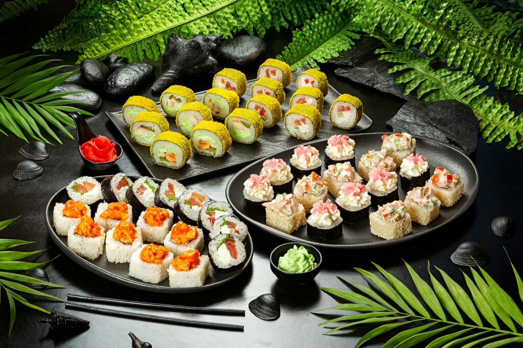 Suşi restoranı Sushi east, Novosibirskaya oblastı, foto