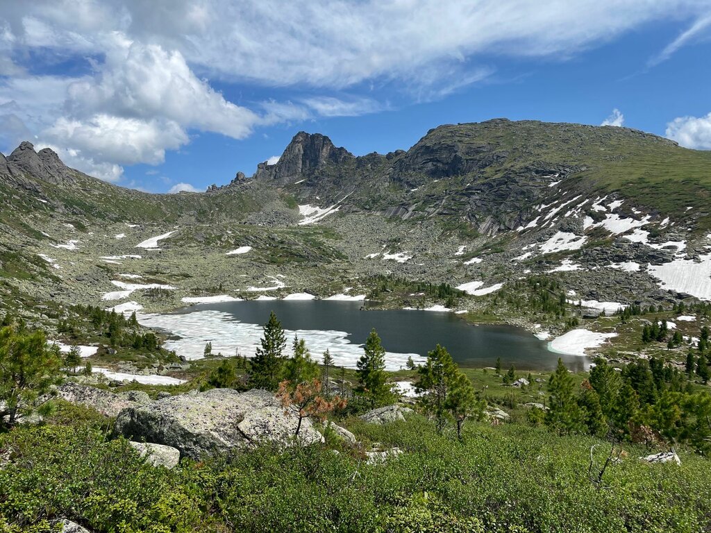 Kamp alanları Визит-центр Ергаки, кемпинг, Krasnoyarski krayı, foto