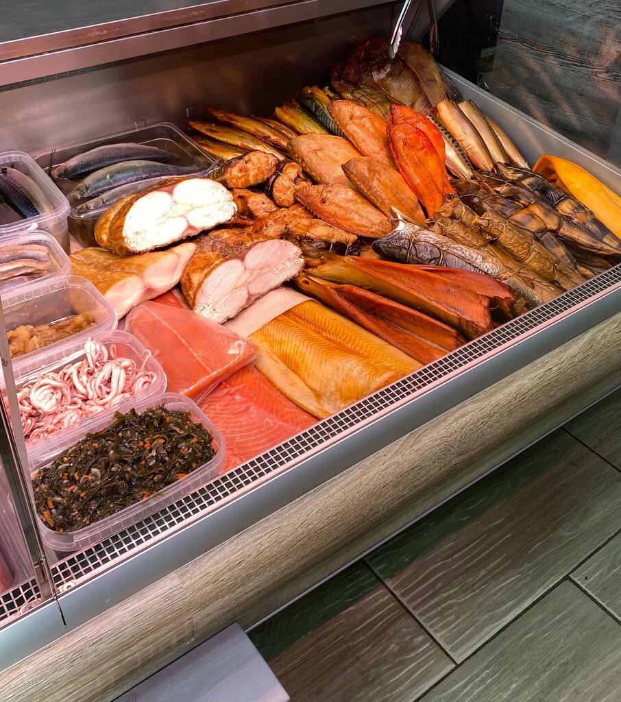 Kasap, şarküteri Meat Sovhoz, Saint‑Petersburg, foto