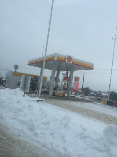 Benzin istasyonu Shell, Tula, foto