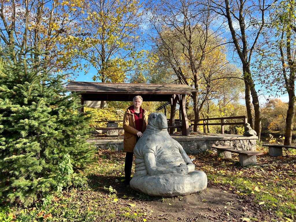 Anıt, heykel Александр Невский, Porhov, foto
