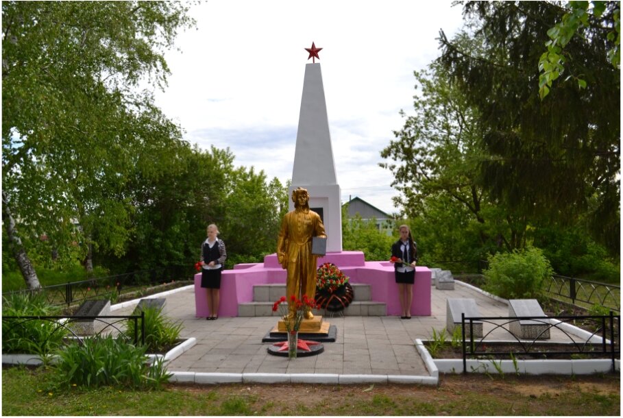 Anıt, heykel Братская могила, Voronejskaya oblastı, foto