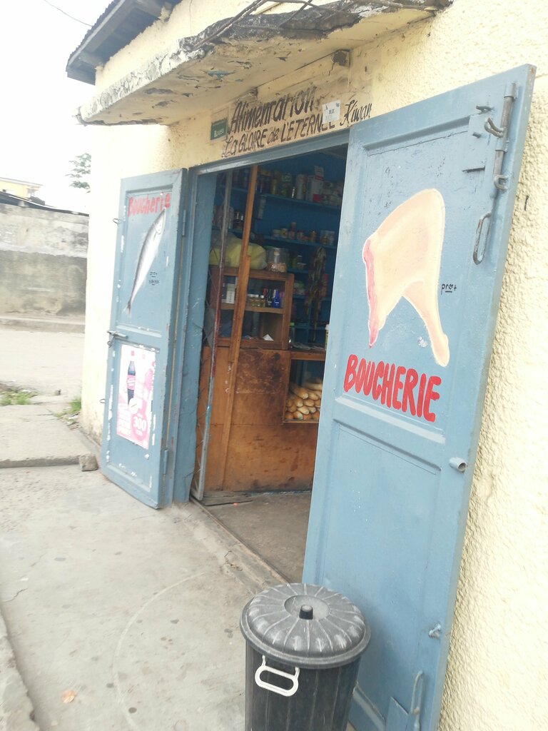 Kasap, şarküteri Alimentation Et Boucherie, Brazzaville, foto